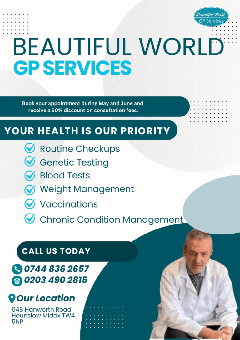 Private GP Services - Beautiful World Training Academy